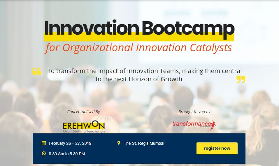 Innovation Bootcamp for Organizational Innovation Catalysts — Erehwon